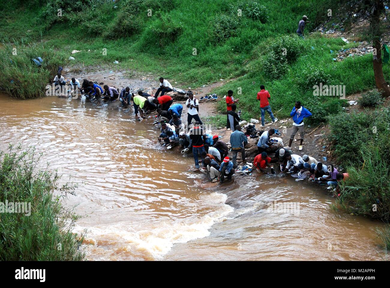 Washing in the river hi-res stock photography and images - Alamy
