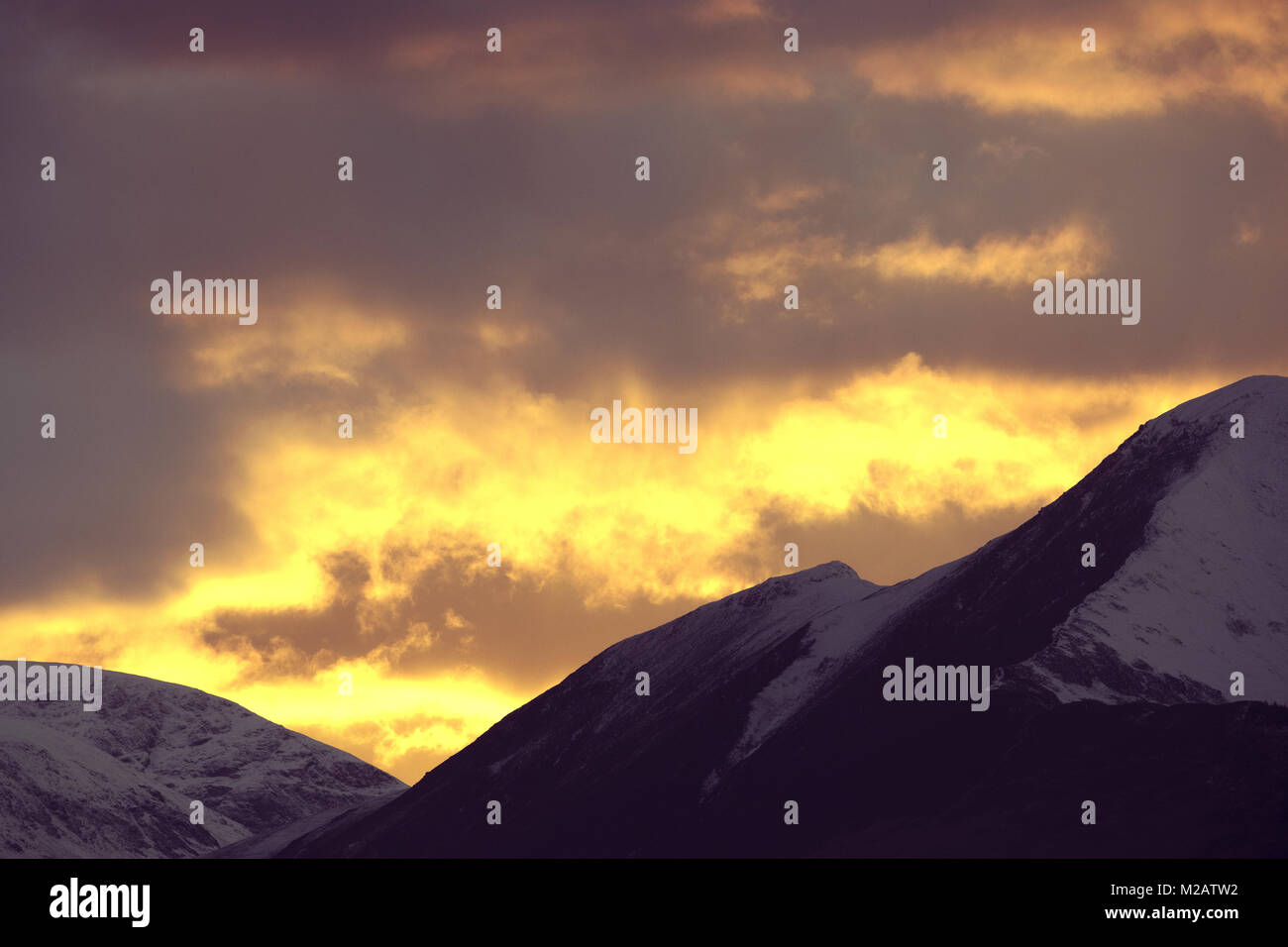 North lakes sunset lake district hi-res stock photography and images ...