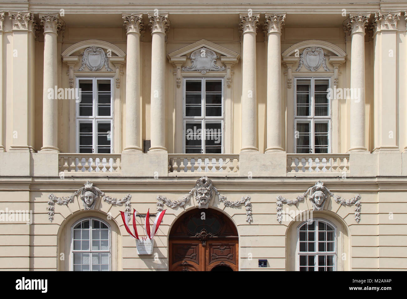 A baroque building (Science Academy) in Vienna (Austria Stock Photo - Alamy