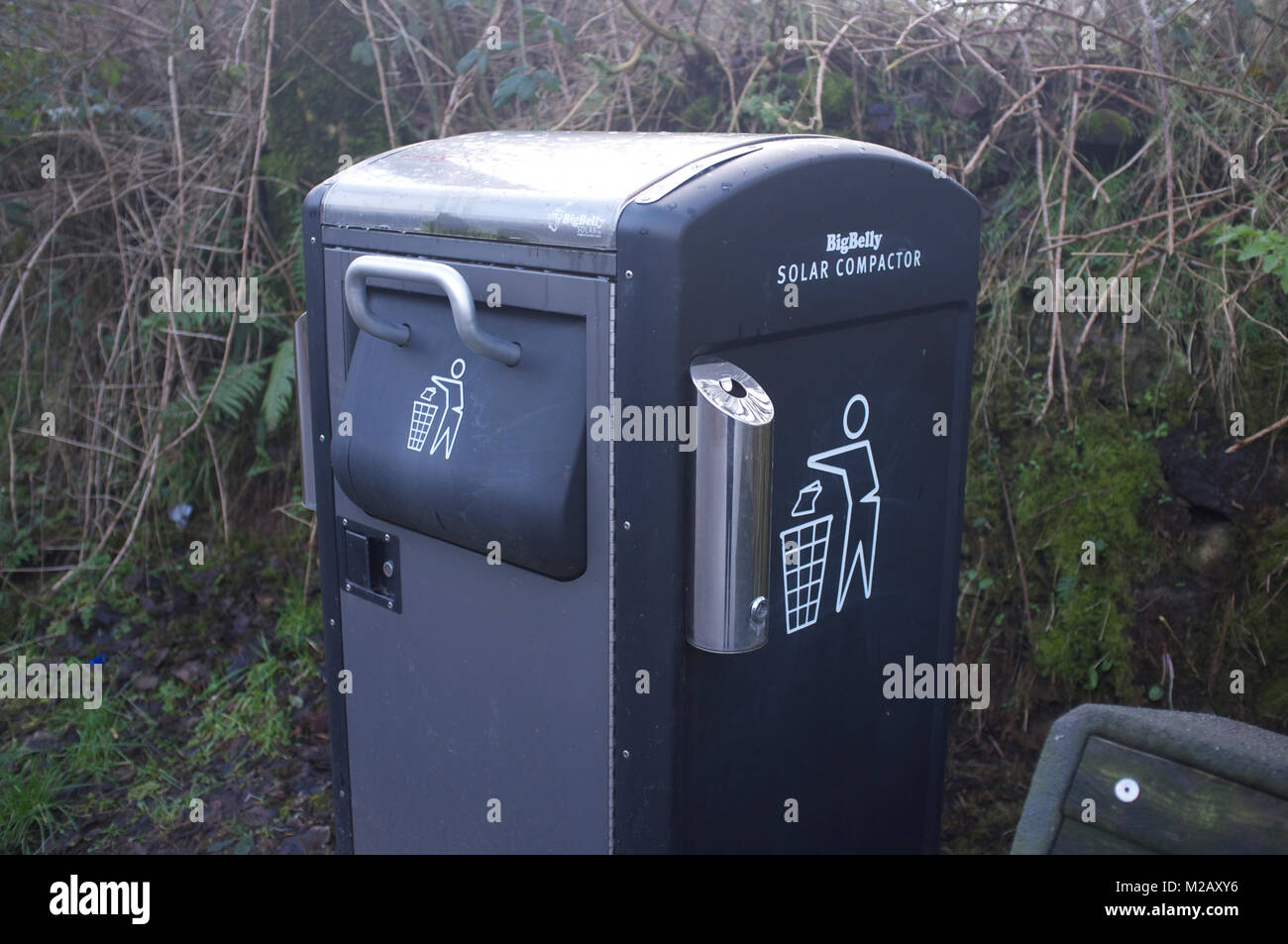 Solar Powered Compactor Bin High Resolution Stock Photography and ...
