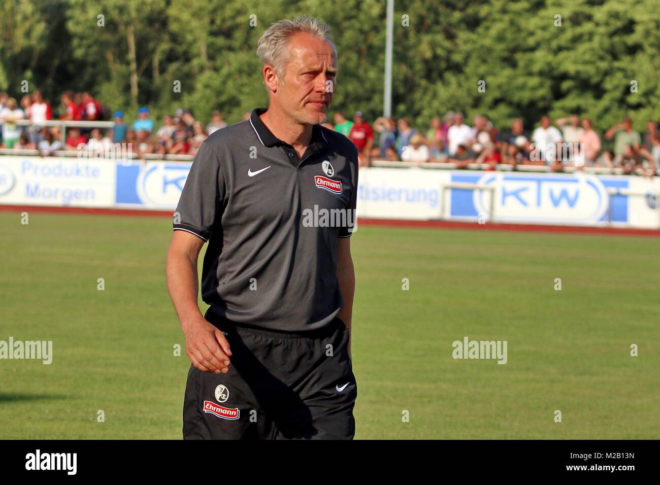 Trainer Christian Streich Freiburg High Resolution Stock Photography ...