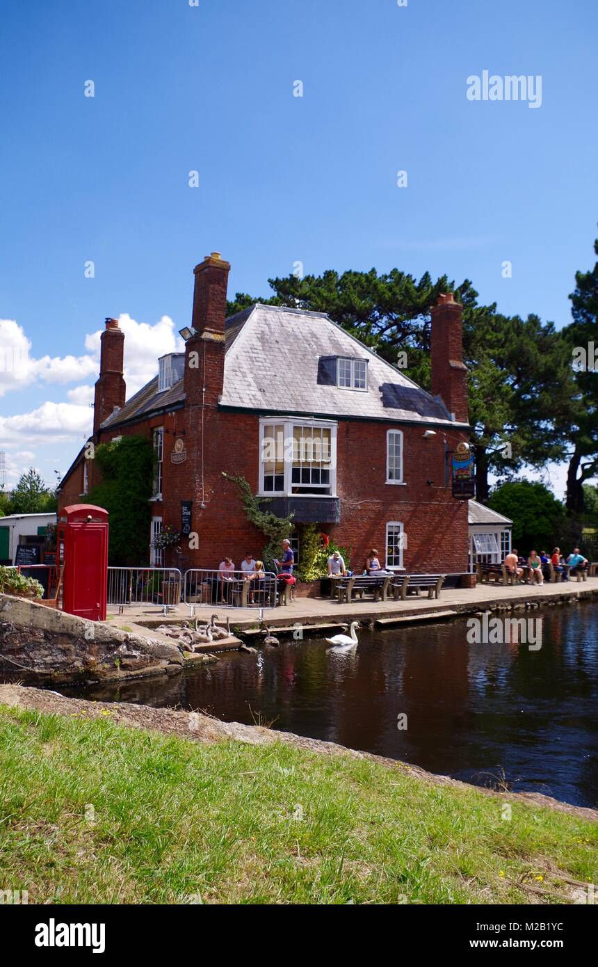 Double Locks 18th Century Lock Keepers House and Inn Pub on the Exeter ...