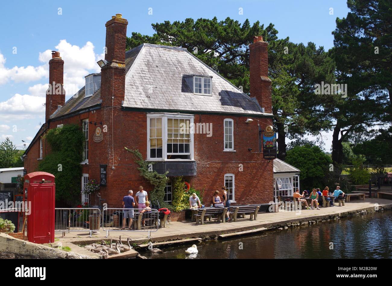 Double Locks 18th Century Lock Keepers House and Inn Pub on the Exeter ...