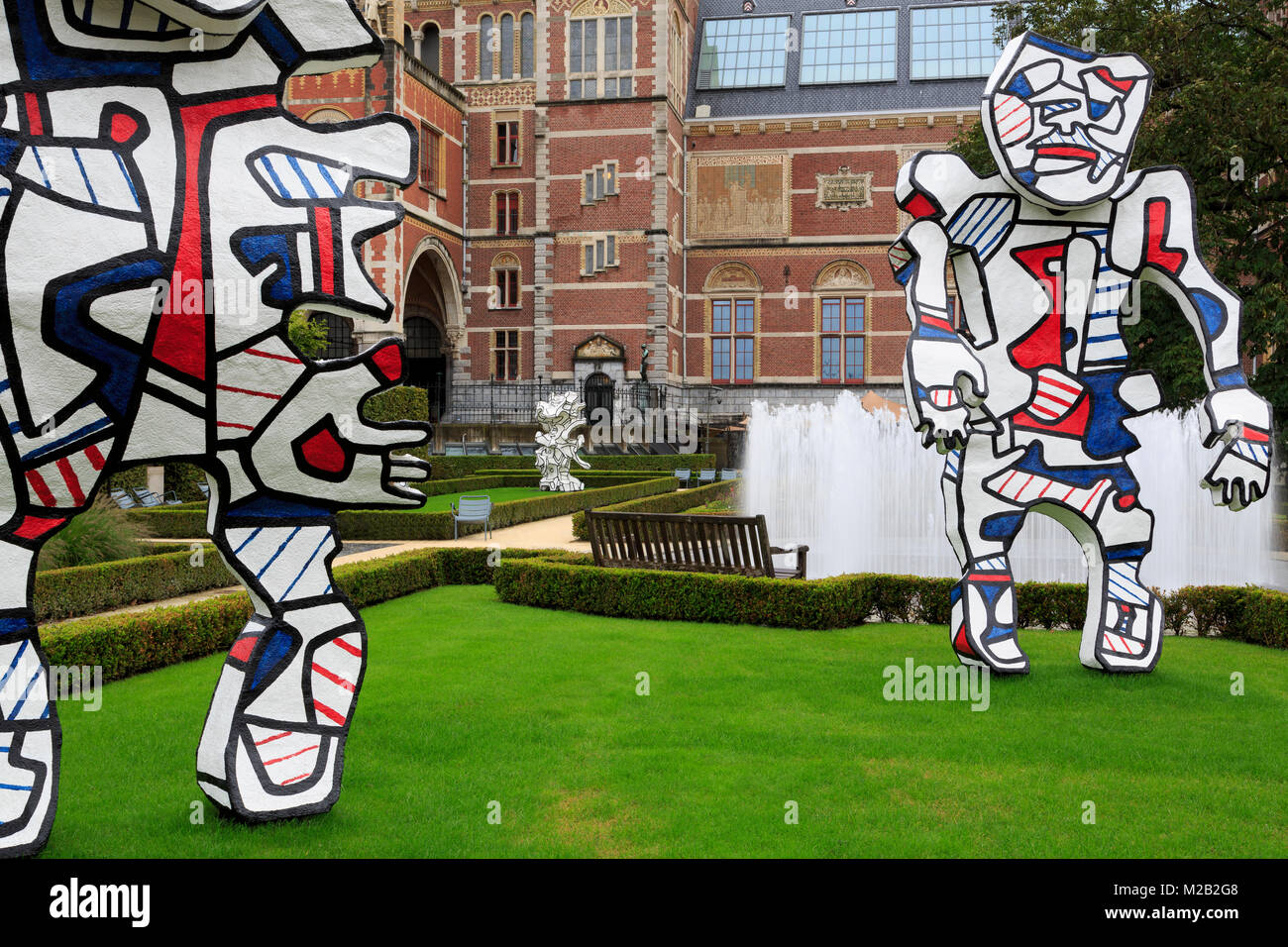 Sculpture by Jean Dubuffet, Rijks Museum, Amsterdam, North Holland ...