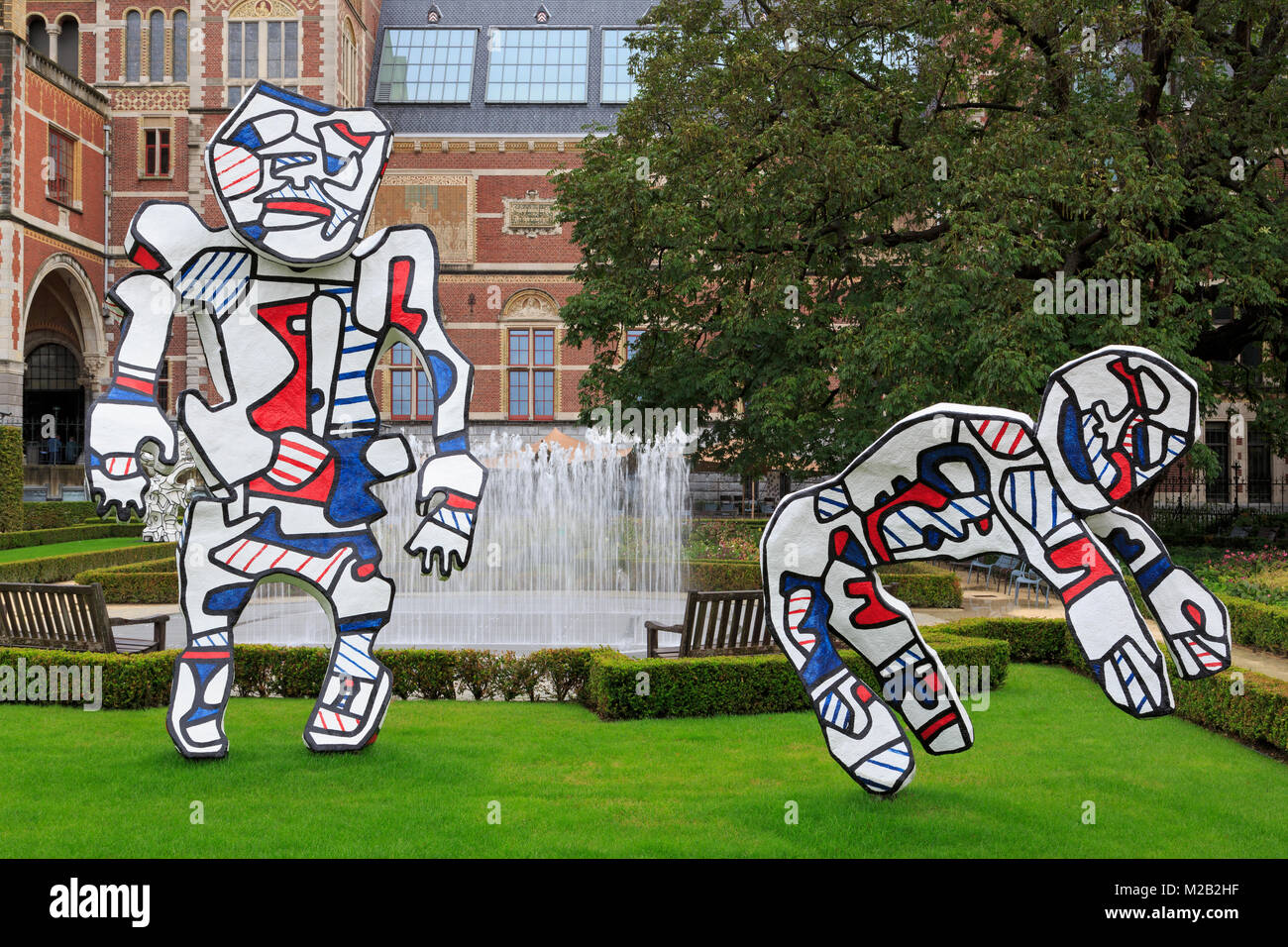 Sculpture by Jean Dubuffet, Rijks Museum, Amsterdam, North Holland ...