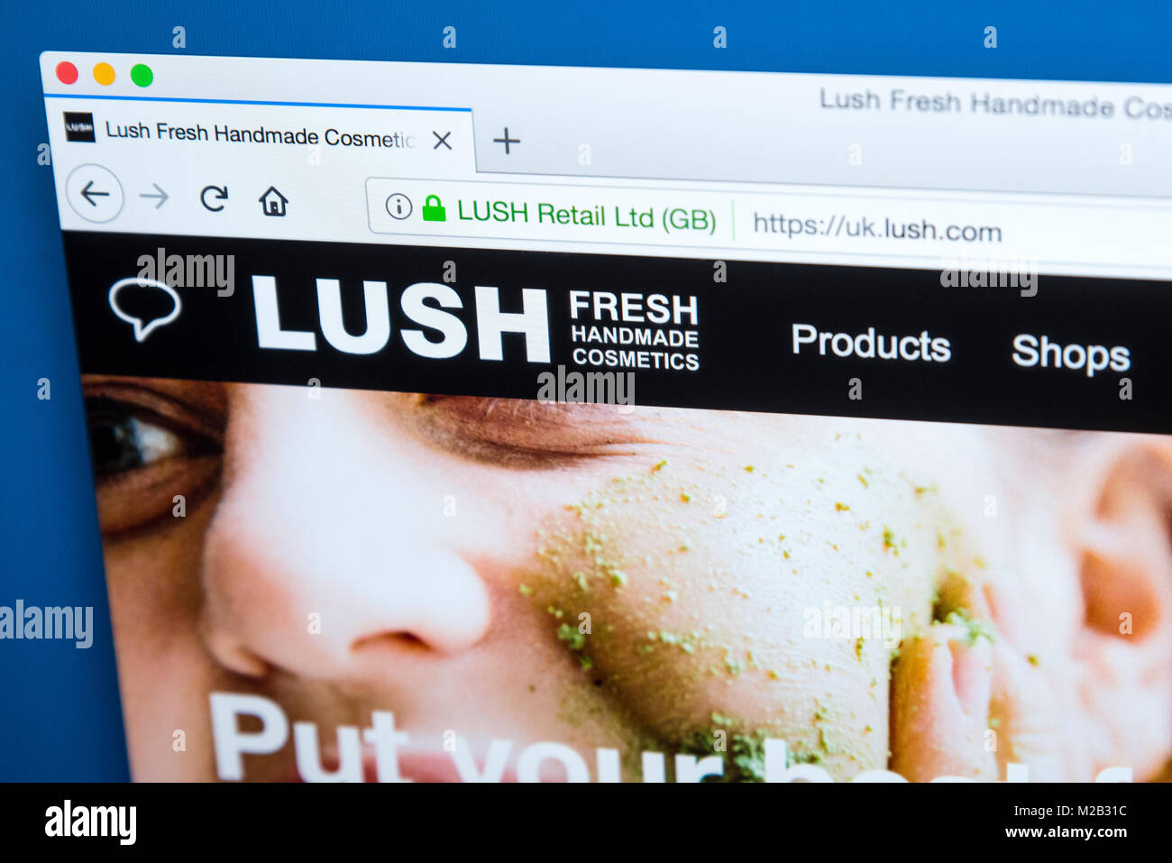 Lush cosmetics store uk hi-res stock photography and images - Alamy