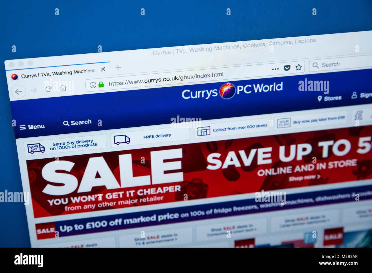 Currys pc world website hi-res stock photography and images - Alamy