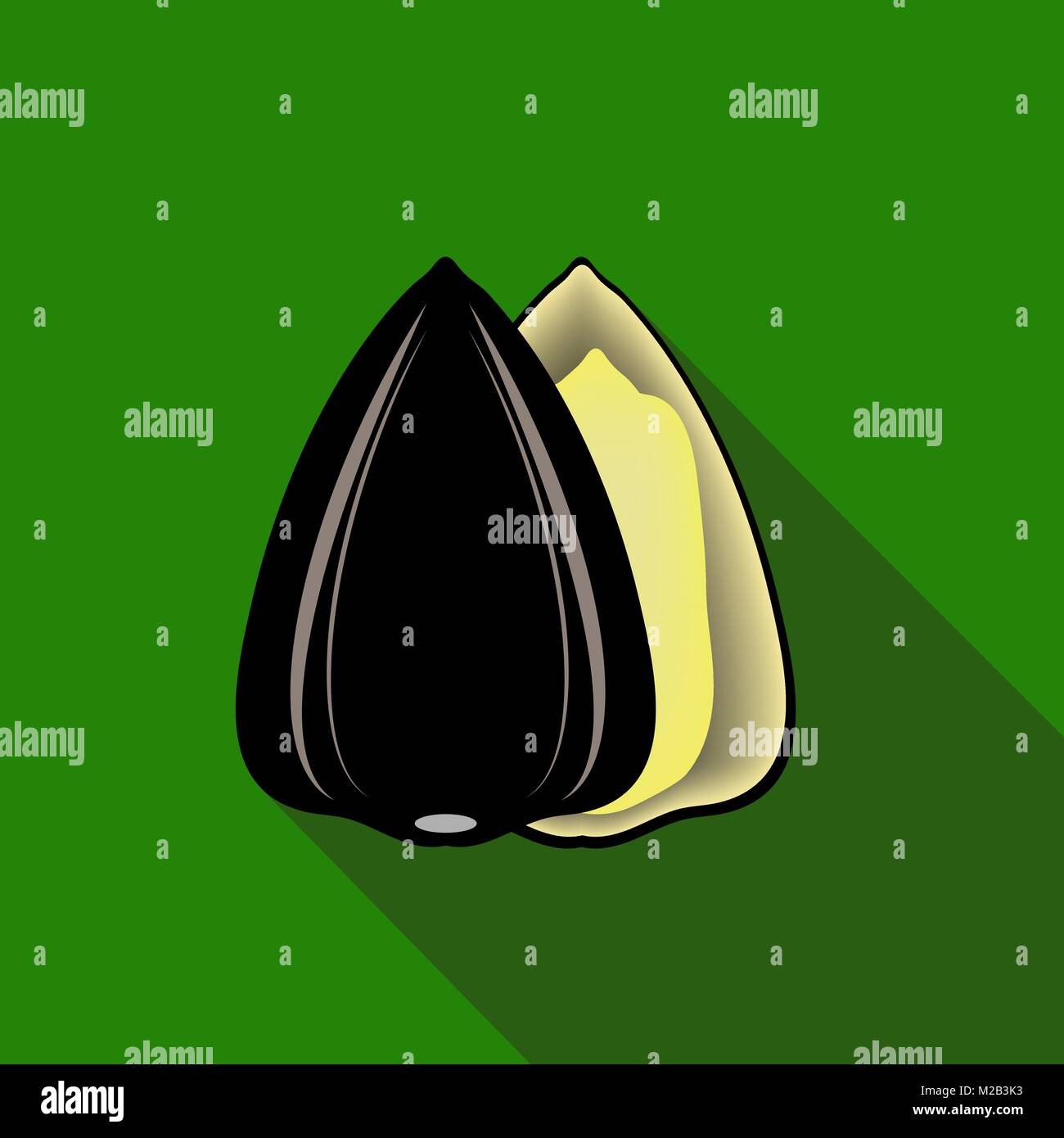 Sunflower seed harvest Stock Vector Images - Alamy