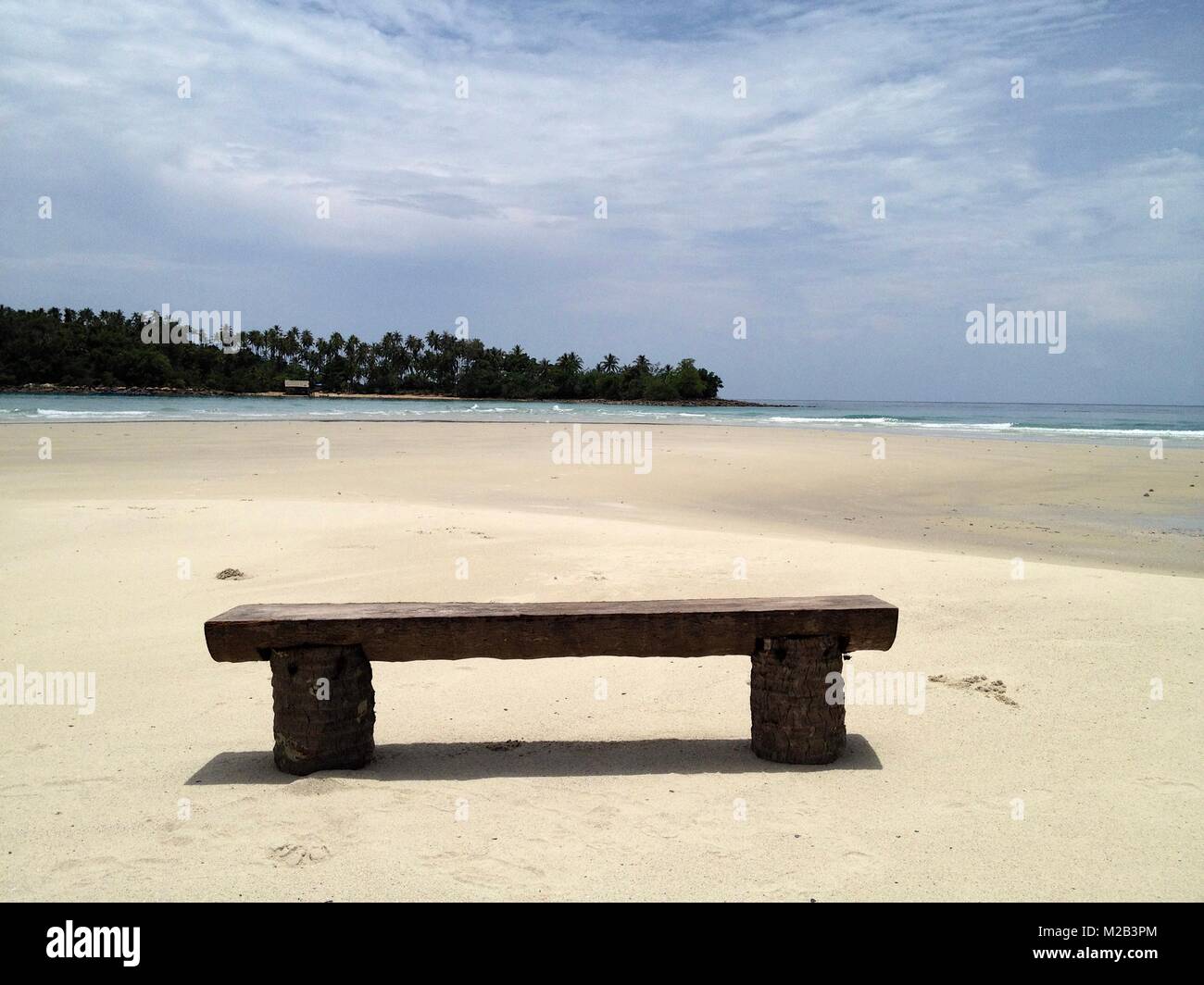 Reflection spot on a beautiful beach in Thailand Stock Photo - Alamy