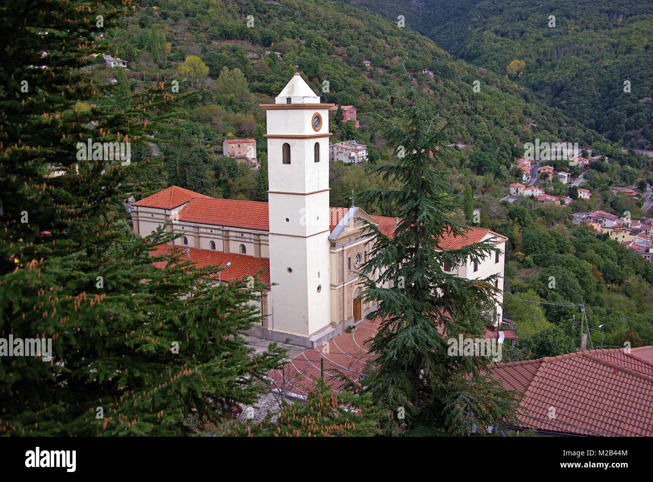 Tonara, a little village in Barbagia, Sardinia Stock Photo - Alamy