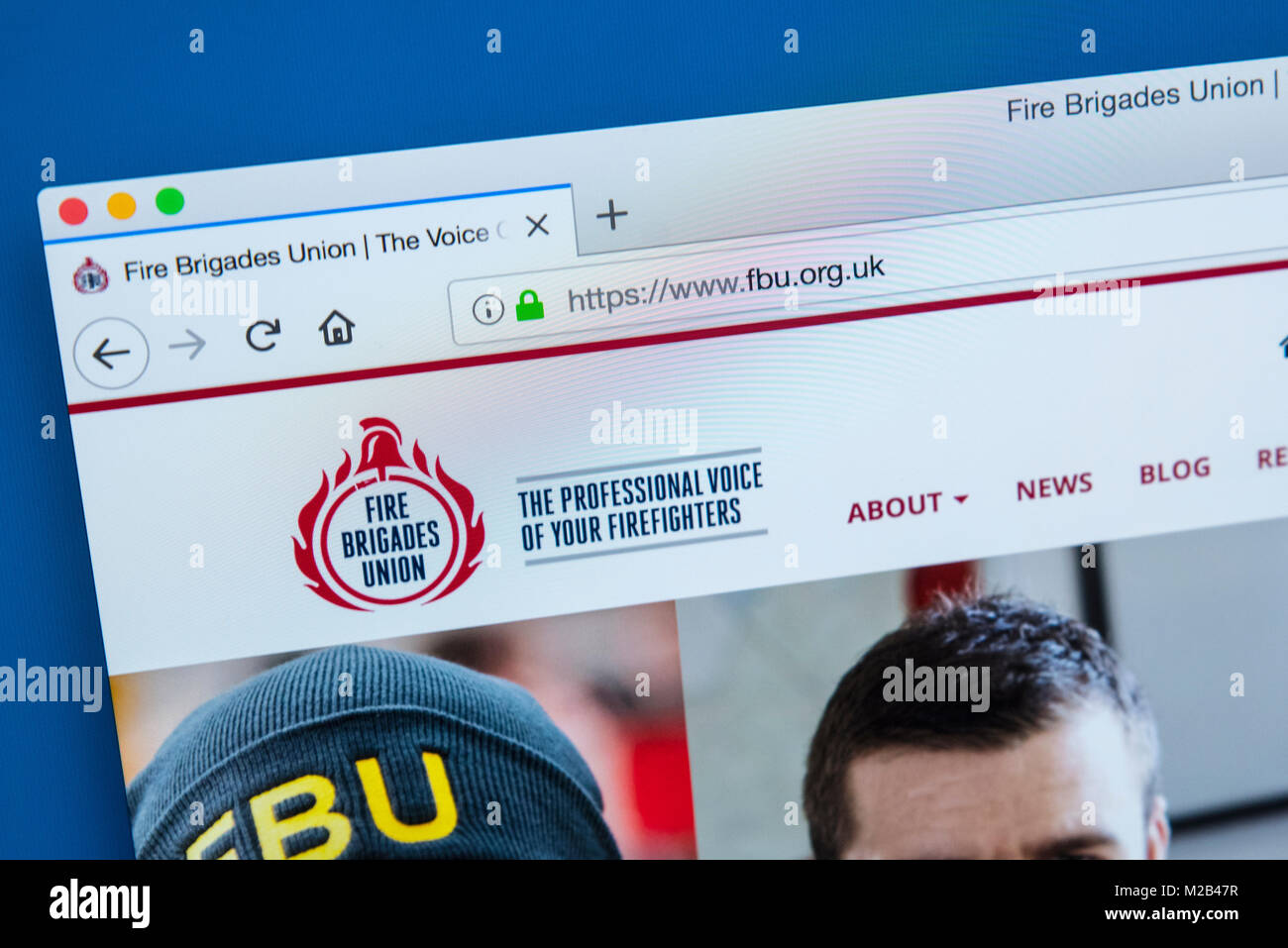 Fire brigades union logo hi-res stock photography and images - Alamy