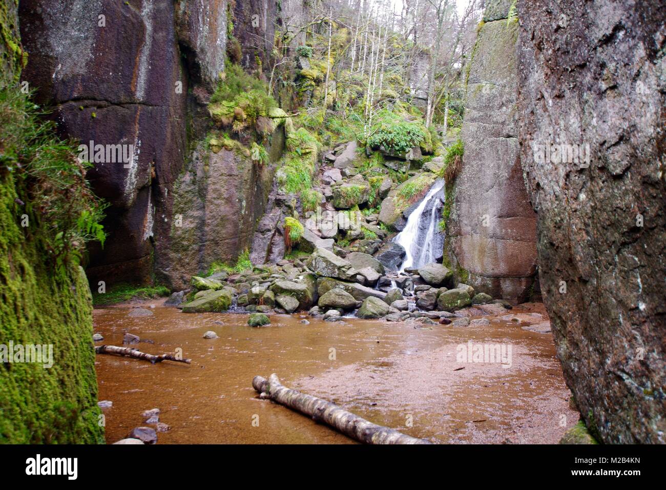 Burn O' Vat, Glacial Pothole Feature and Waterfall. Muir of Dinnet ...