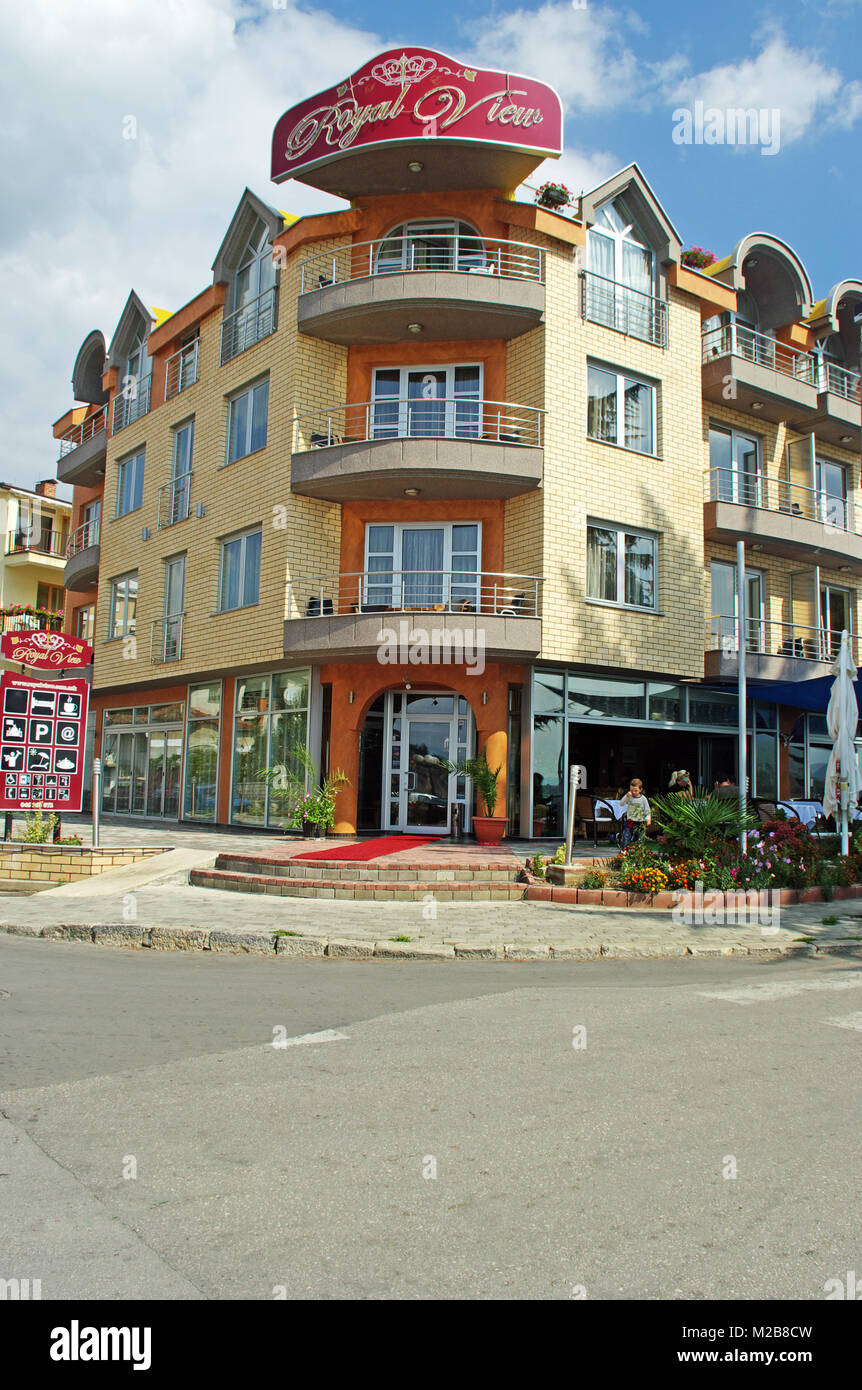 Royal View Hotel, Promenade Lake Ohrid, Ohrid, Macedonia Stock Photo ...