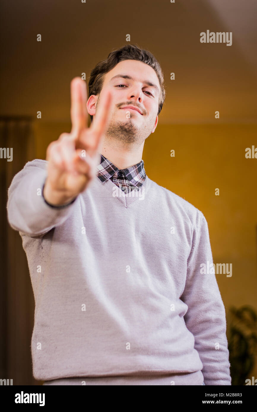 Shirt with peace sign hi-res stock photography and images - Alamy