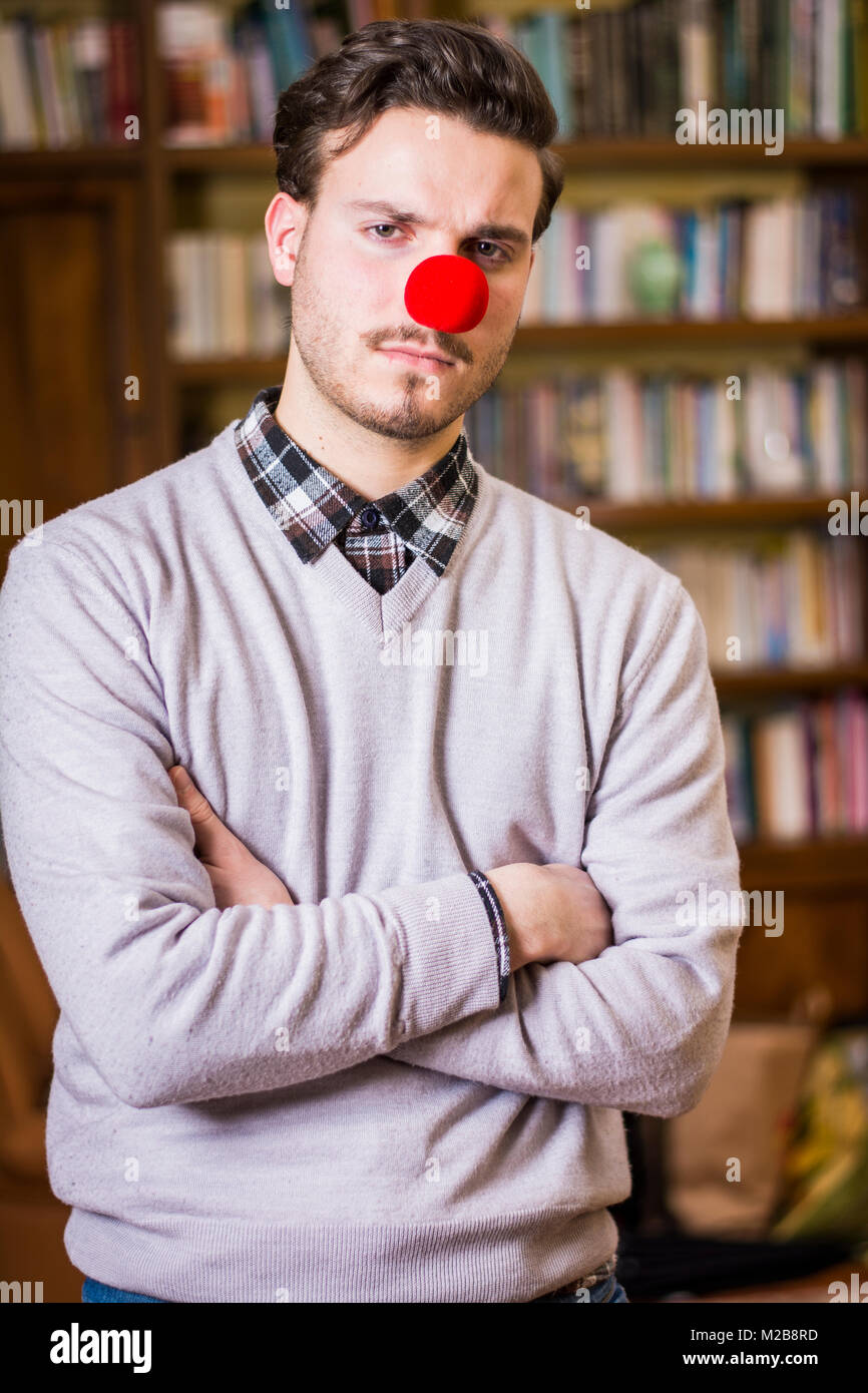 Serious looking clown hi-res stock photography and images - Alamy