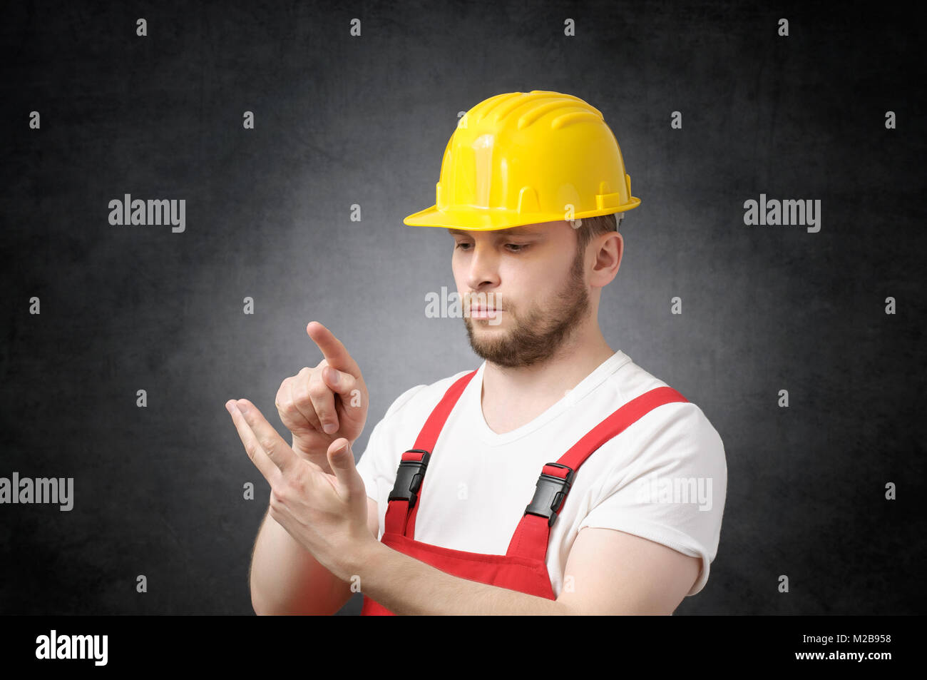 Man counting with fingers hi-res stock photography and images - Alamy