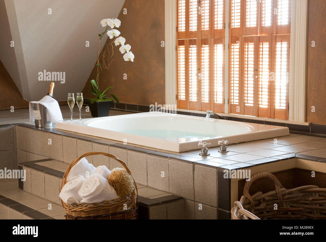 Luxury Bathroom with Tub,Carter House Inns,Eureka,California Stock ...