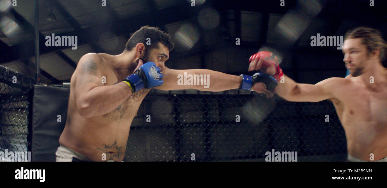 THE CAGE FIGHTER, from left: Joe Carman, Clayton Hoy, 2017. © Sundance ...