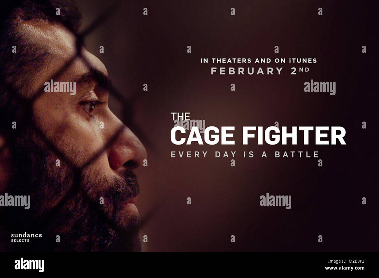 THE CAGE FIGHTER, US poster, Joe Carman, 2017. © Sundance Selects ...