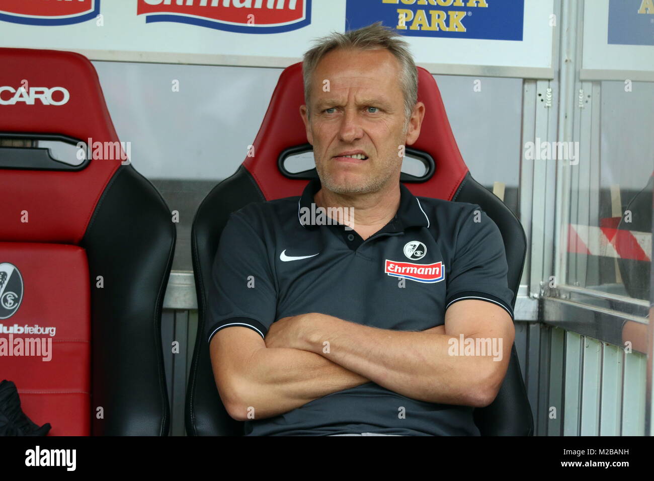 Trainer Christian Streich Freiburg High Resolution Stock Photography ...