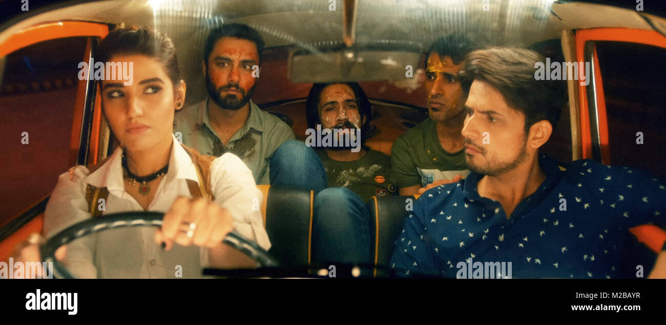 PARCHI, from left, Hareem Farooq, Ahmed Ali Akbar, Ali Rehman Khan ...
