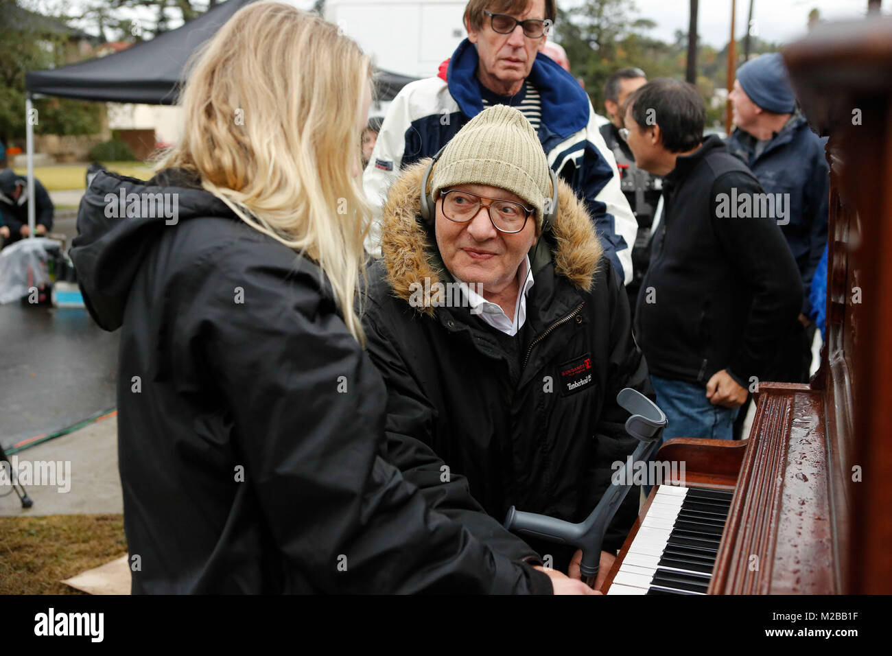 PLEASE STAND BY, director Ben Lewin, on set, 2017. © Magnolia Pictures ...