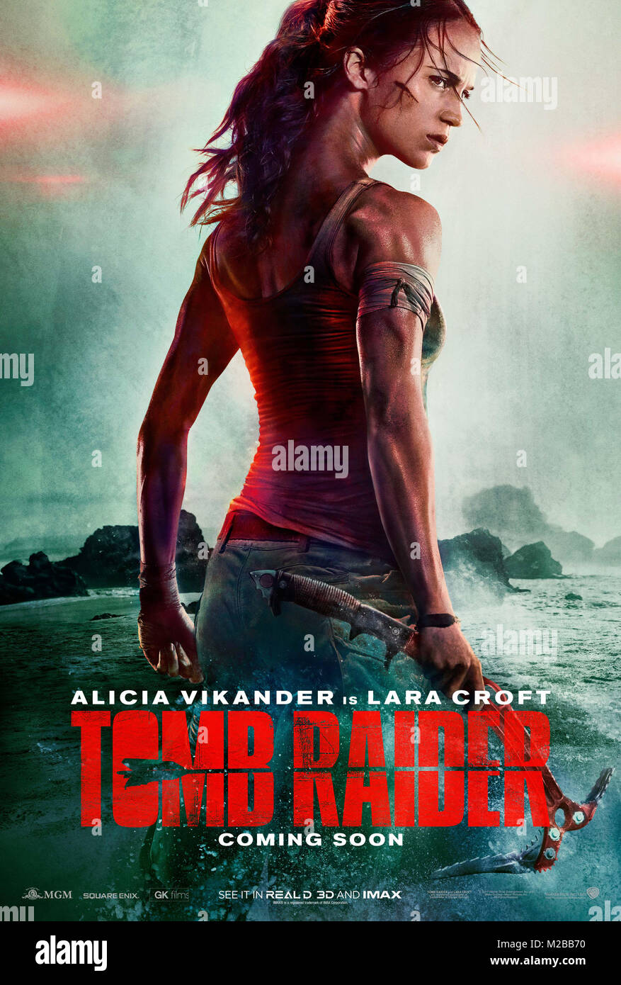 TOMB RAIDER, US advance poster, Alicia Vikander, 2018. /© Warner Bros ...