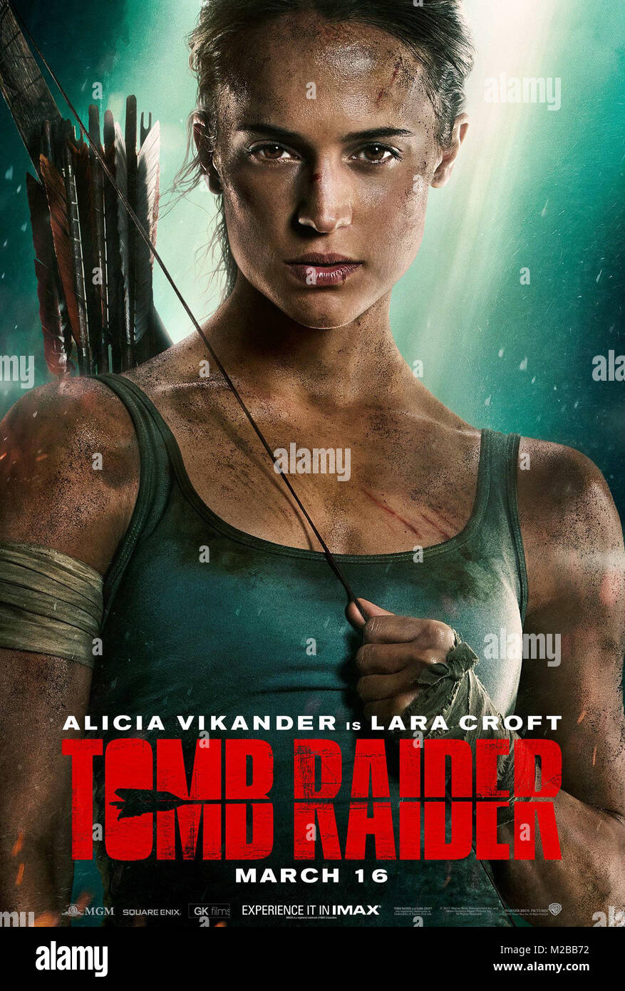 TOMB RAIDER, US advance poster, Alicia Vikander, 2018. ©Warner Bros ...