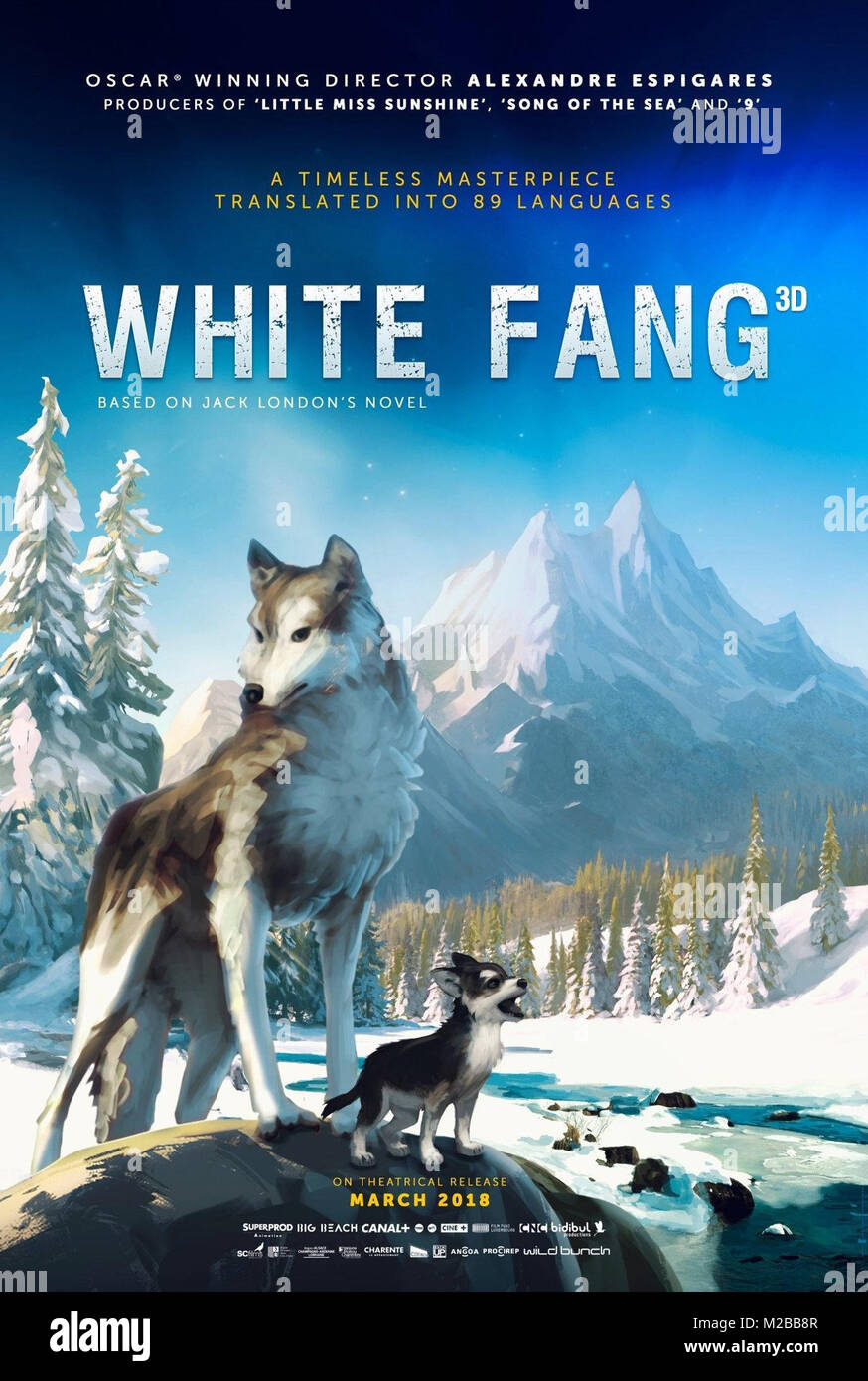 WHITE FANG, (aka CROC-BLANC), advance poster, 2018. © Wild Bunch ...