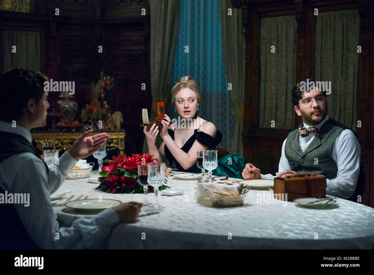 THE ALIENIST, l-r: Douglas Smith, Dakota Fanning, Matthew Shear in 'A ...