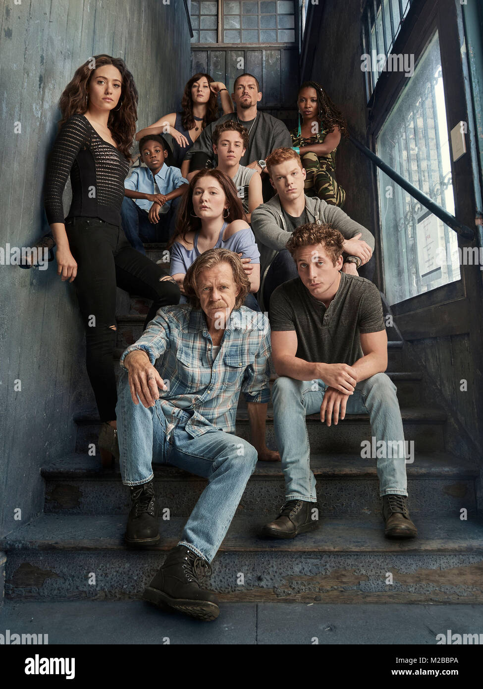 SHAMELESS, standing left: Emmy Rossum, top l-r: Isidora Goreshter ...