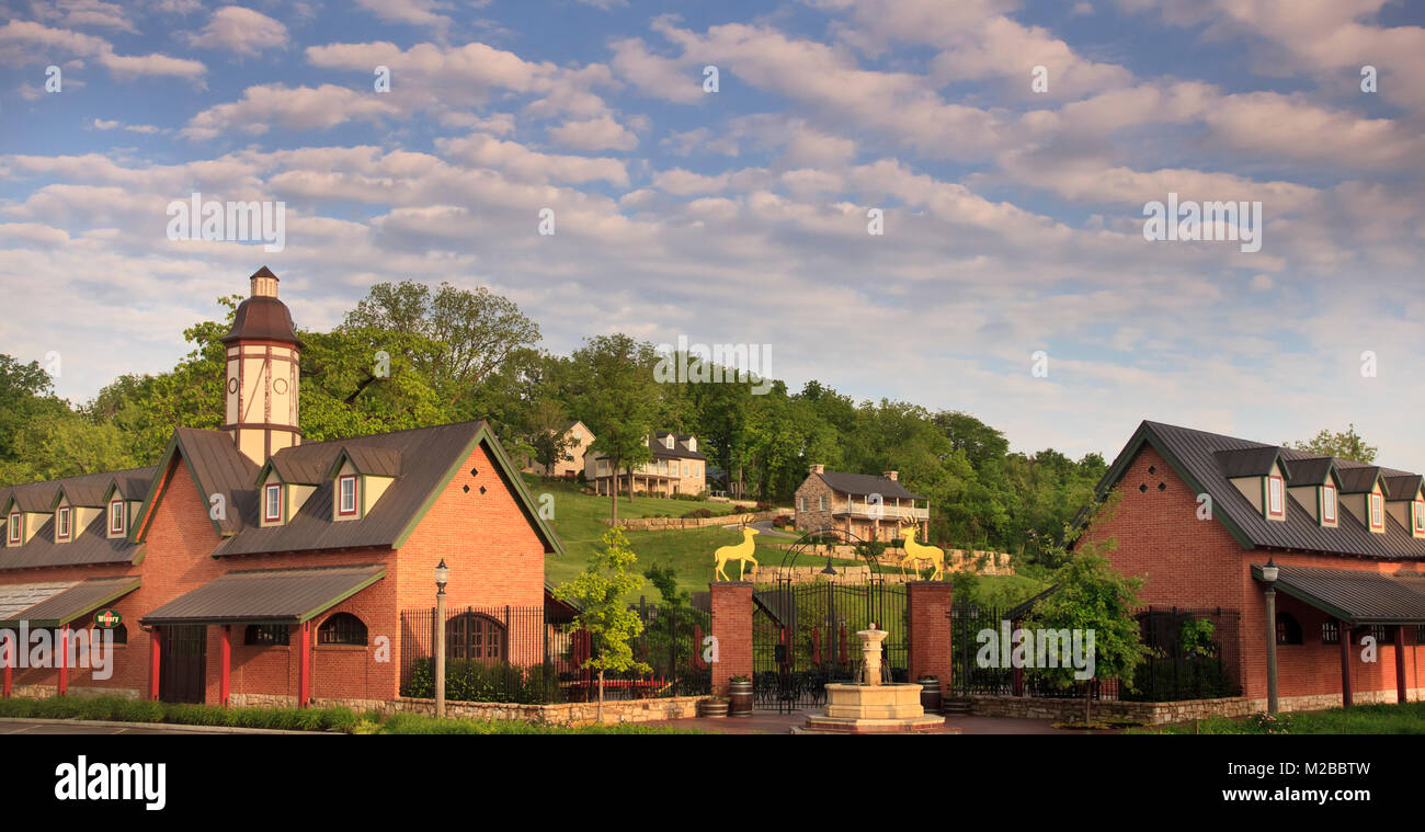 Hermannhoff Inn and Winery,Hermann,Missouri Stock Photo - Alamy