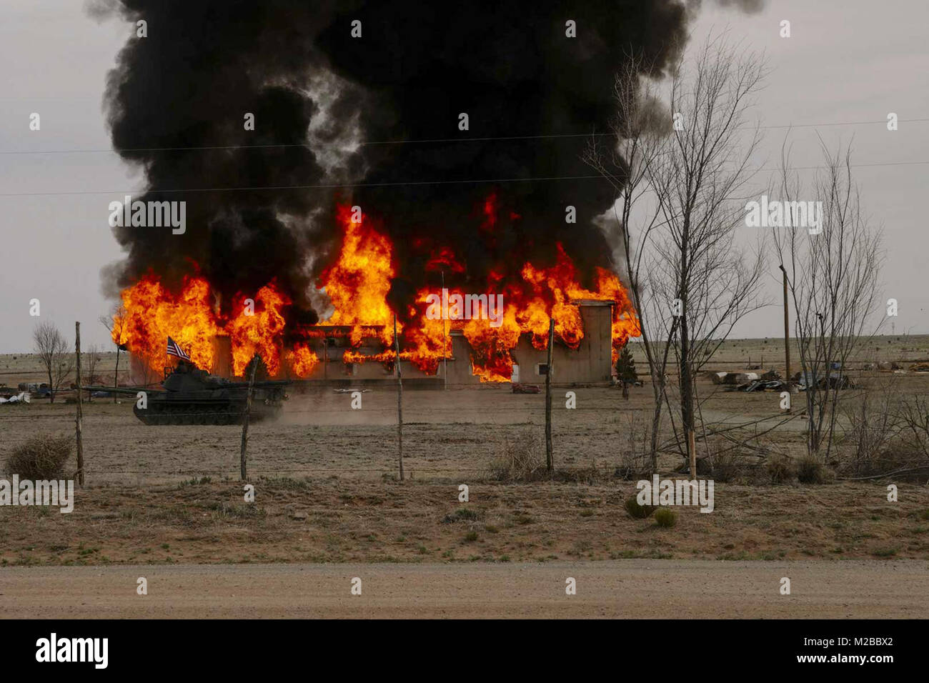 WACO, Davidian Compound on fire, (premieres Jan. 24, 2018). photo ...