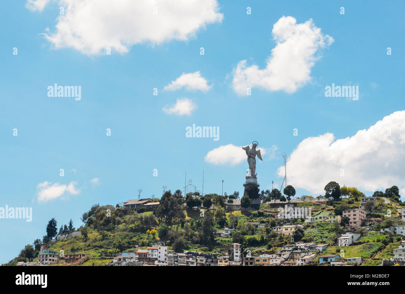 Panecillo is a 200-metre-high hill of volcanic-origin, with loess soil ...