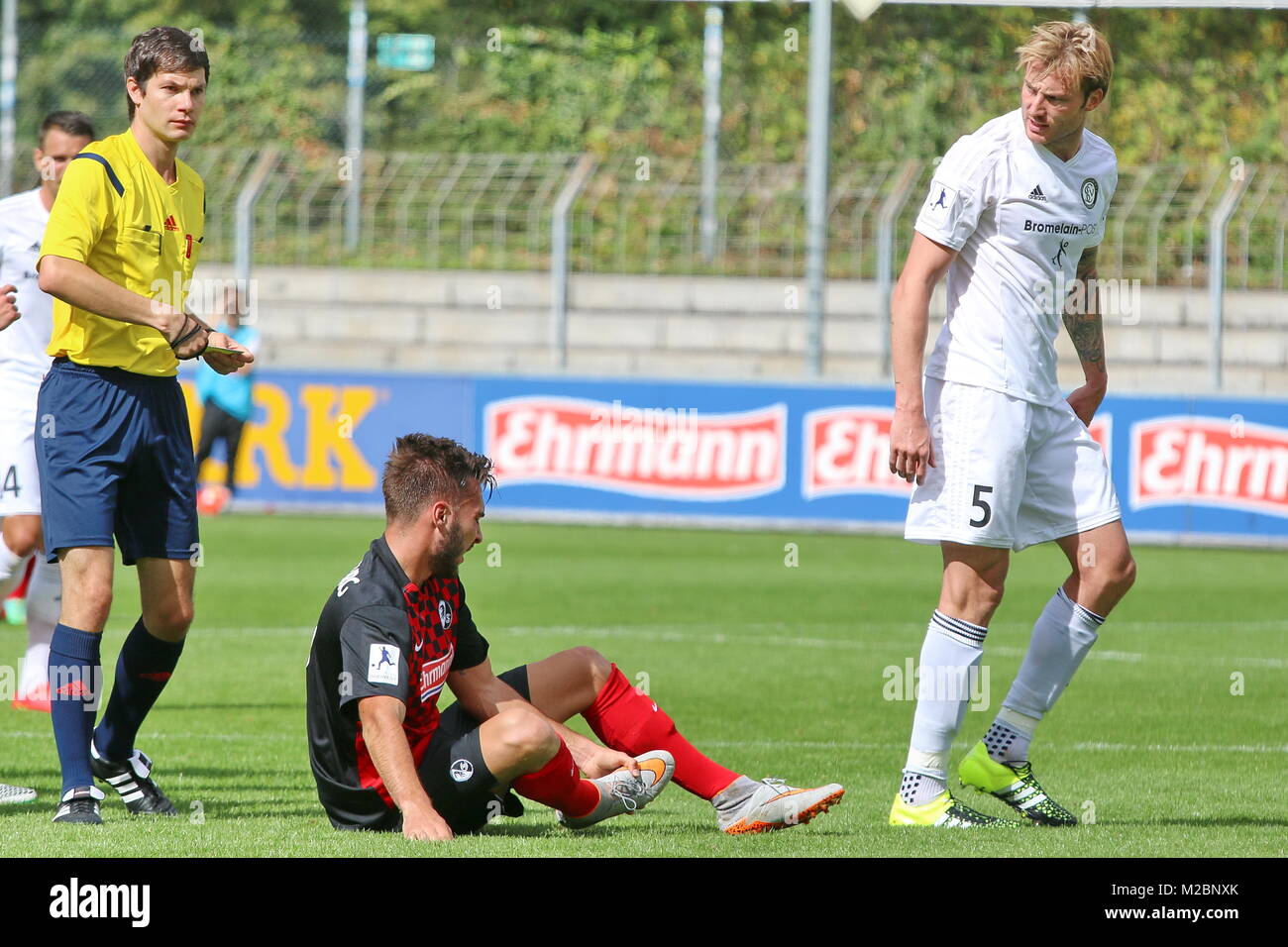 Schiedsrichter gelbe karte hi-res stock photography and images - Alamy