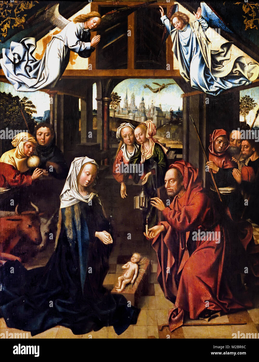 The nativity 1500 by unkown dutch master hi-res stock photography and ...