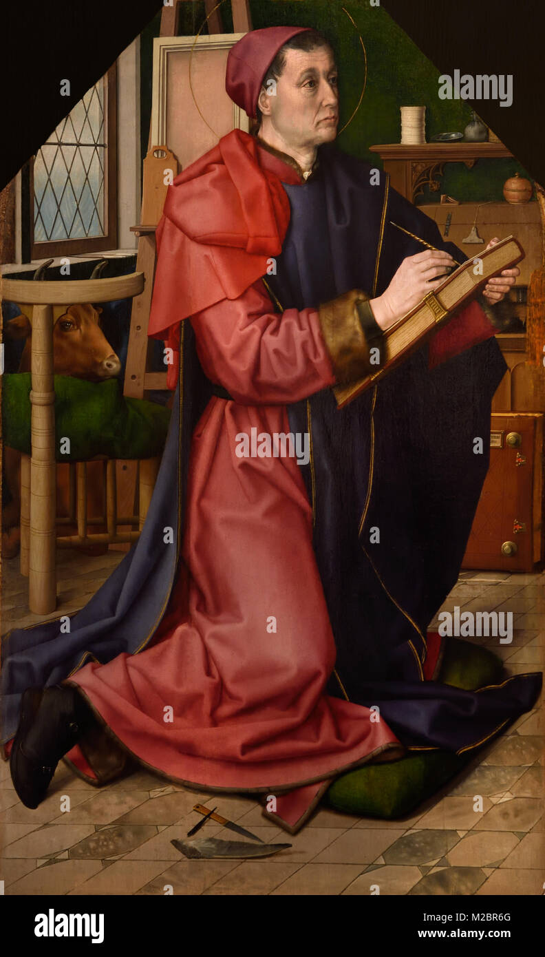 São Lucas retratando a Virgem - Saint Luke depicting the Virgin 1470 ...