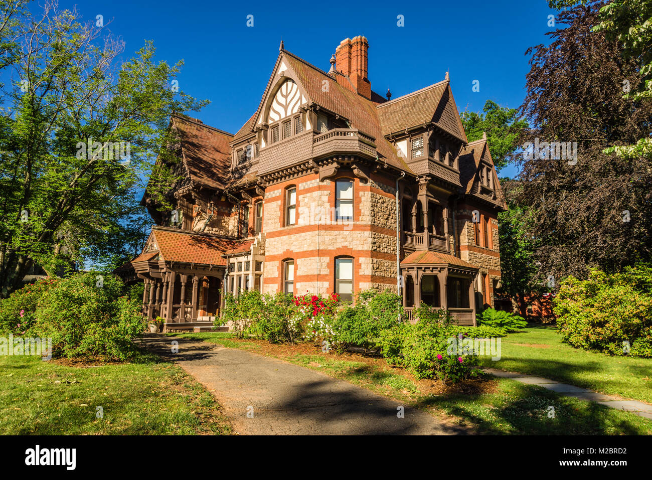 Harriet Beecher Stowe House Hartford, Connecticut, USA Stock Photo - Alamy