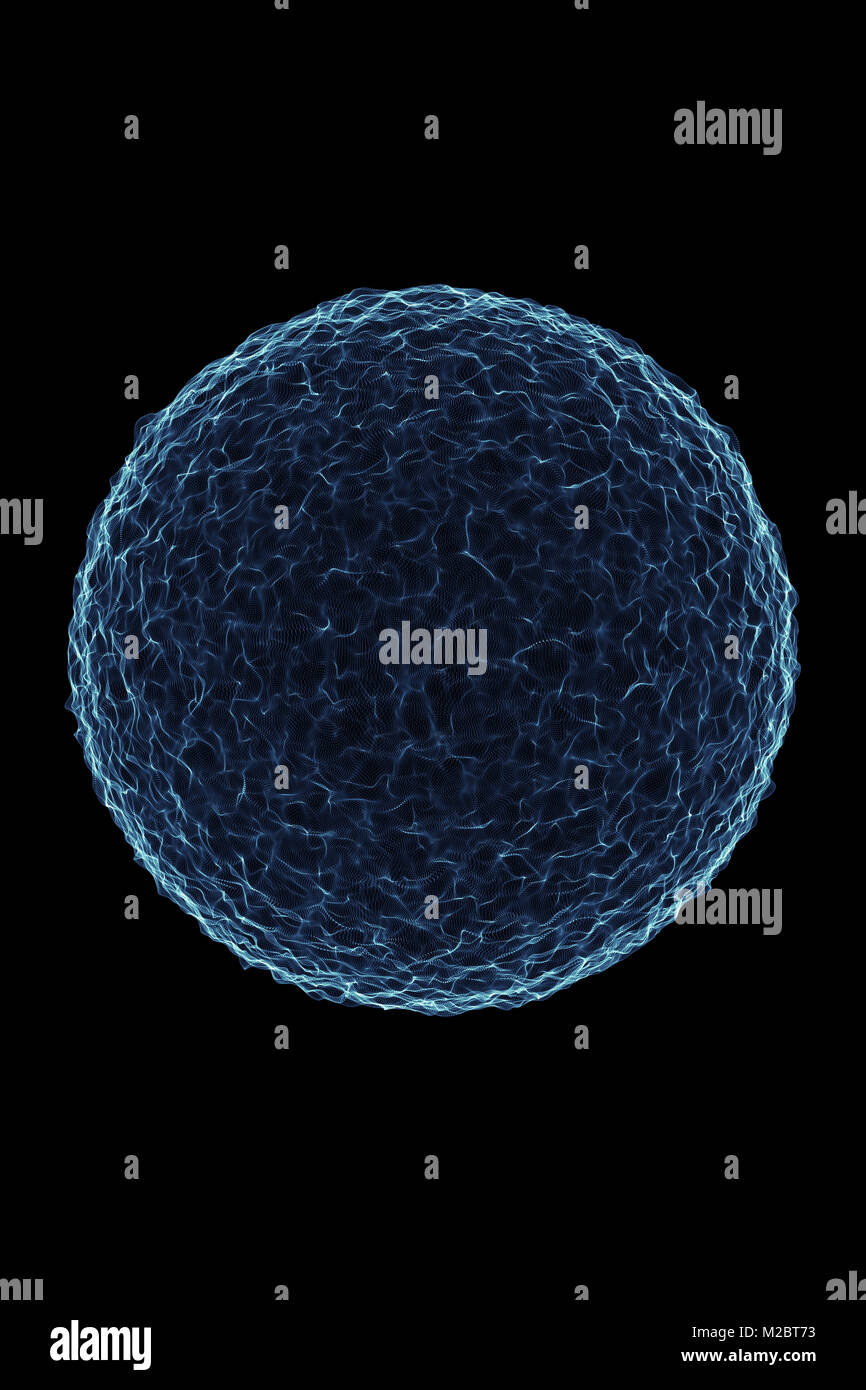 blue sphere background Stock Photo - Alamy