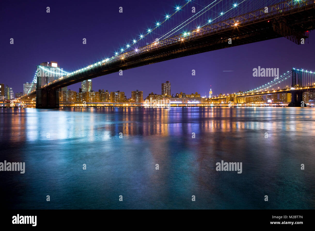 The manhattan bridge over the east river hi-res stock photography and ...