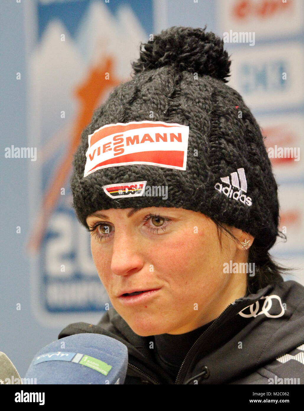 Olympiasiegerin Andrea Henkel - Biathlon Weltmeisterschaft / IBU World ...