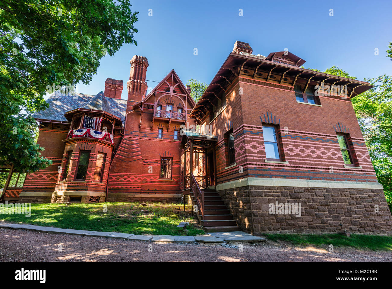 Mark Twain House Hartford, Connecticut, USA Stock Photo - Alamy