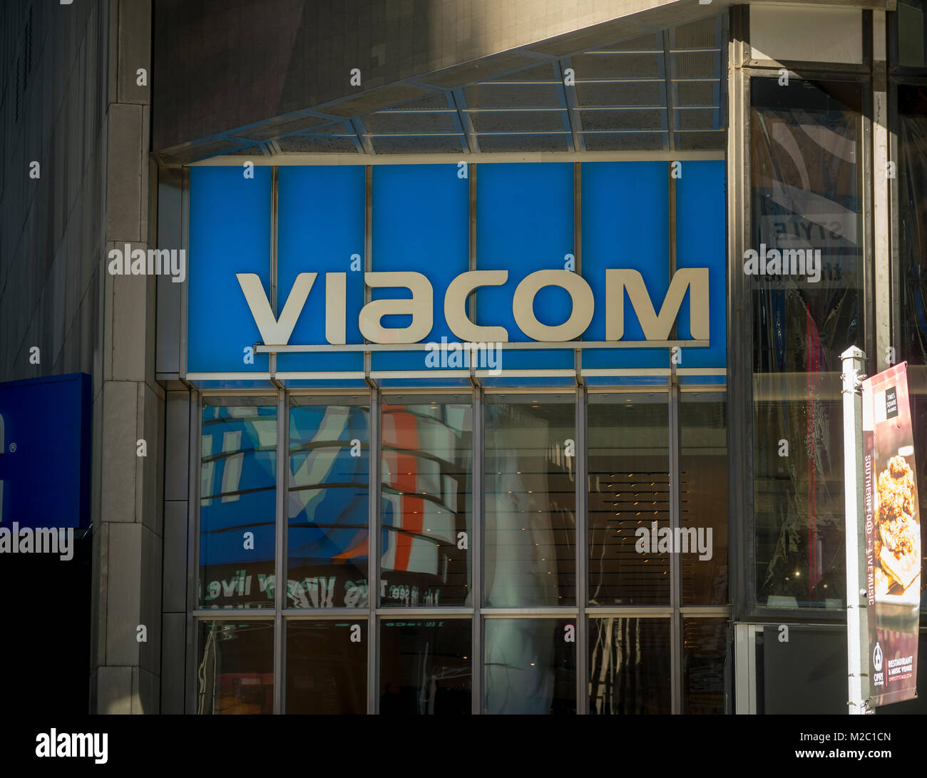 The Viacom headquarters in Times Square in New York on Monday, February ...