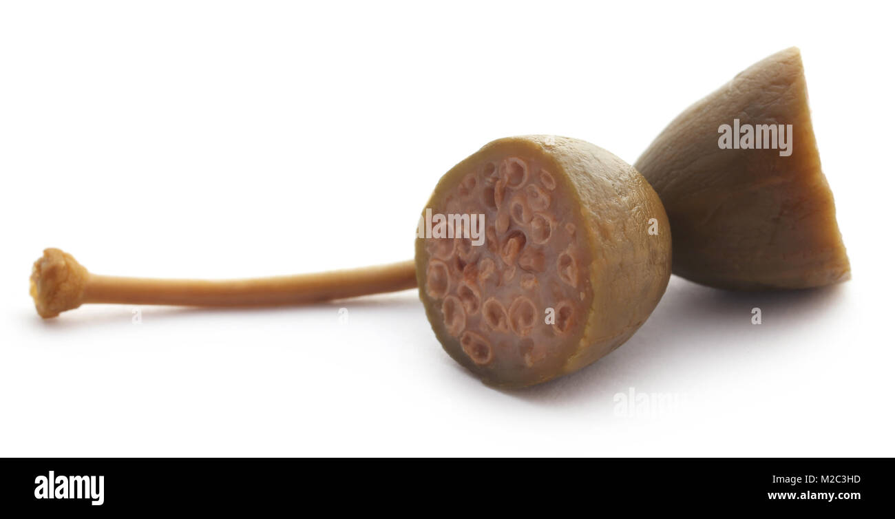 Caper berry isolated over white background Stock Photo - Alamy