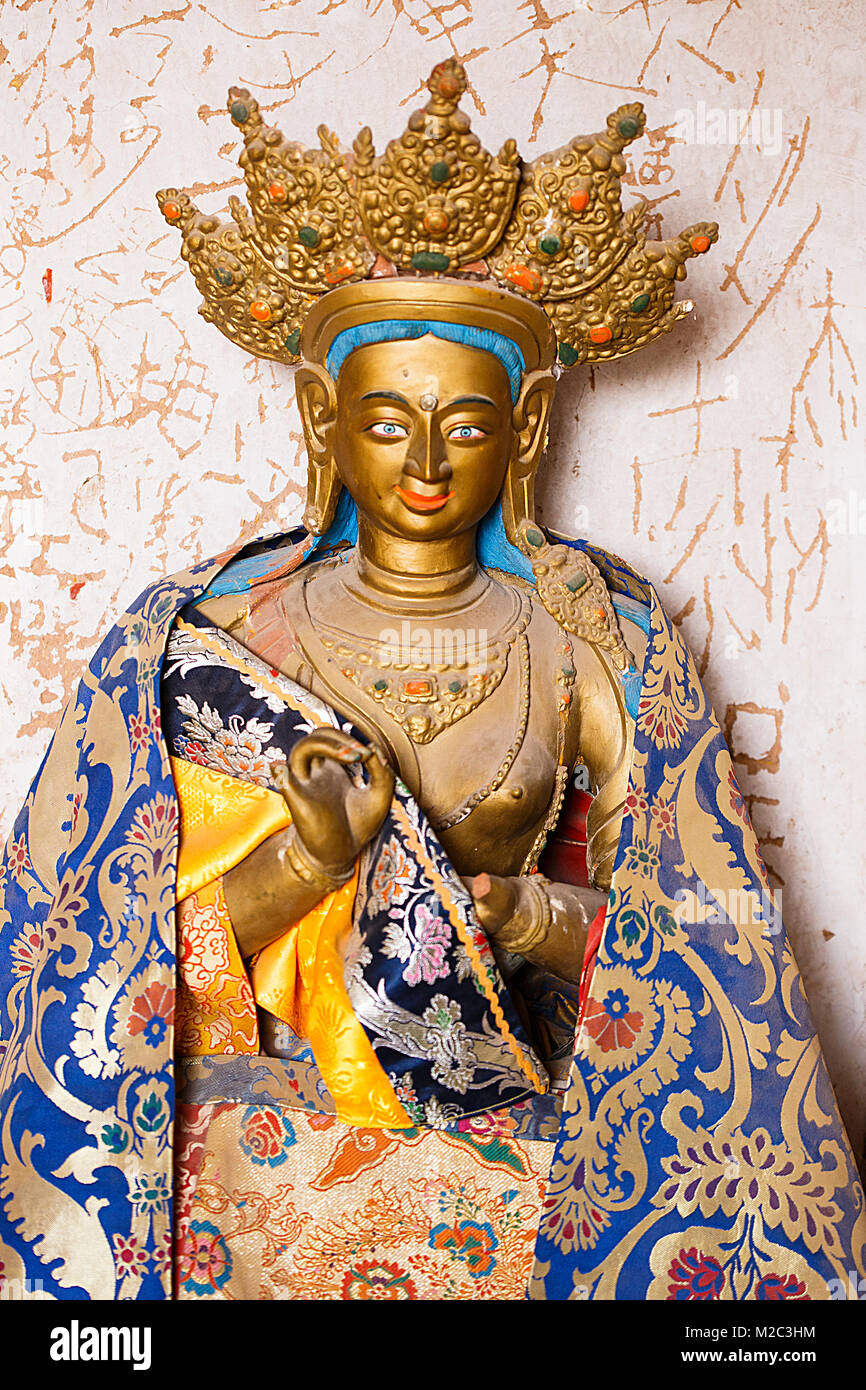 Buddhist image in the Matisi Caves, Gansu-China Stock Photo - Alamy