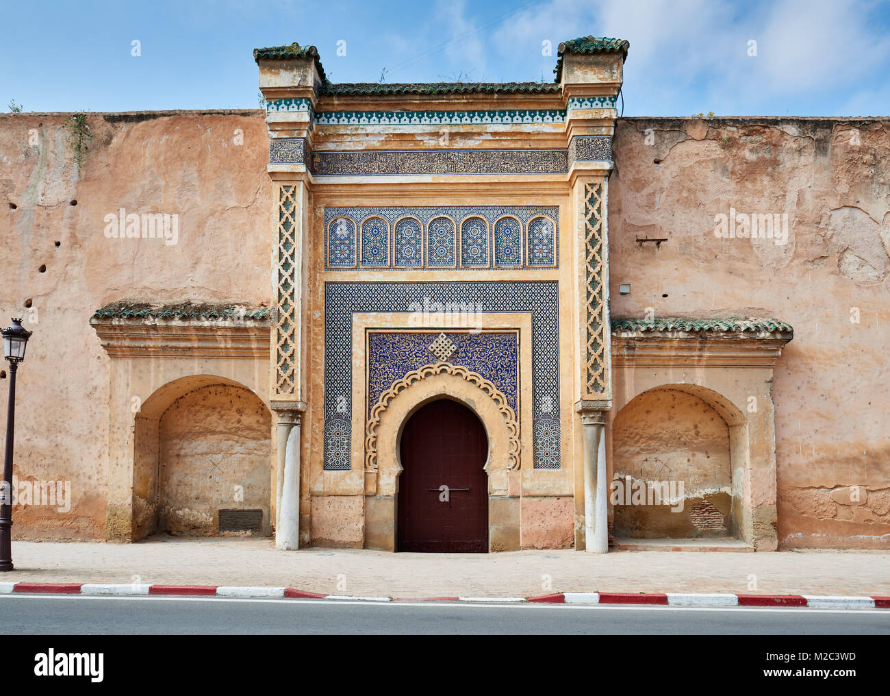 outside wall of kings palace, Meknes, Morocco, Africa Stock Photo - Alamy