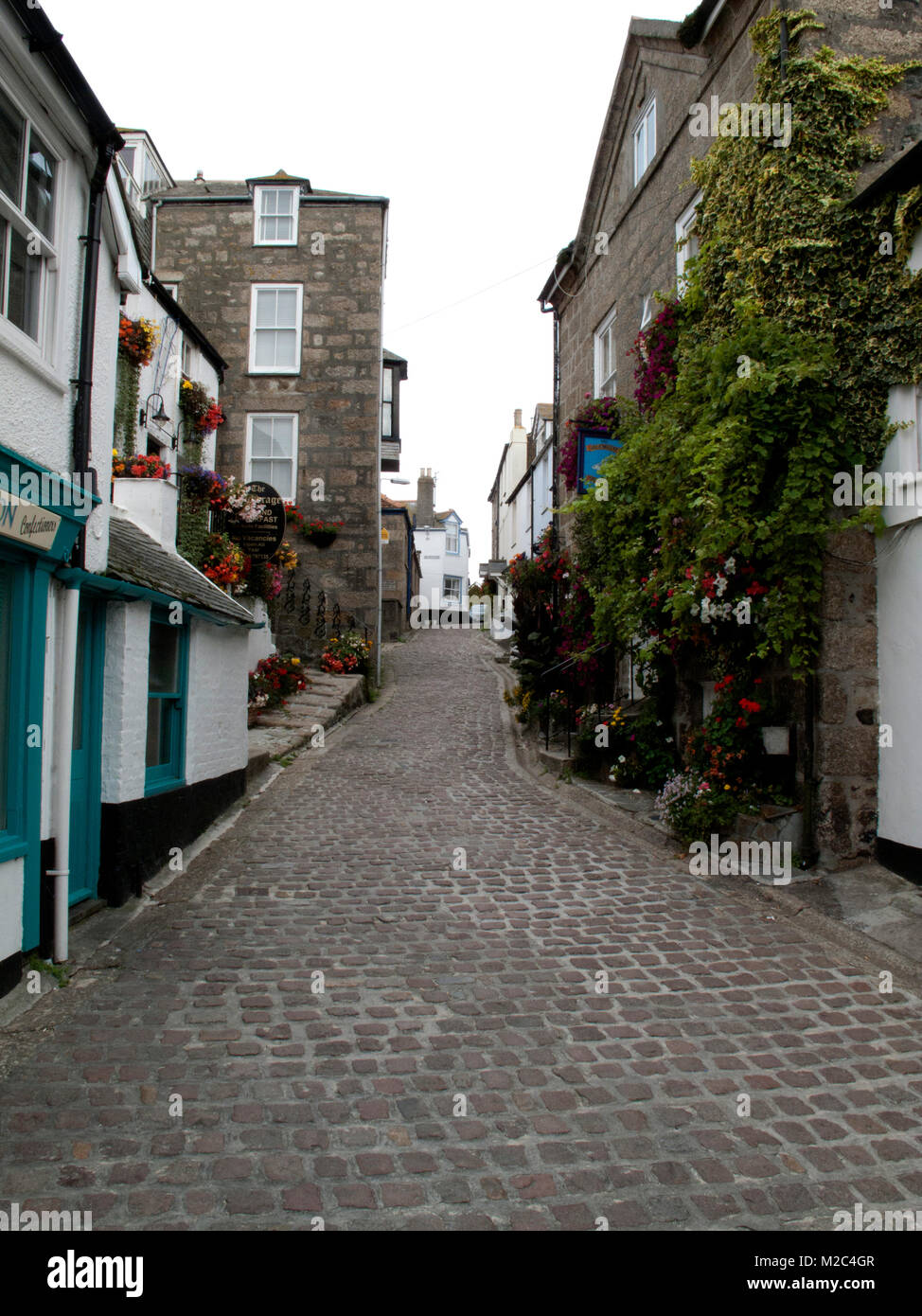 St Ives, streets and houses Stock Photo - Alamy