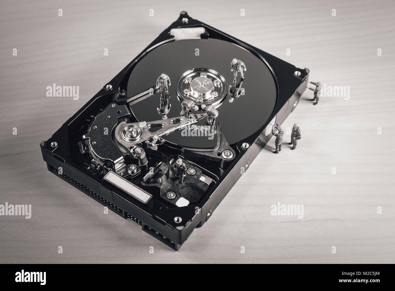 Hard drive repair. Data restore concept. Hdd service Stock Photo - Alamy