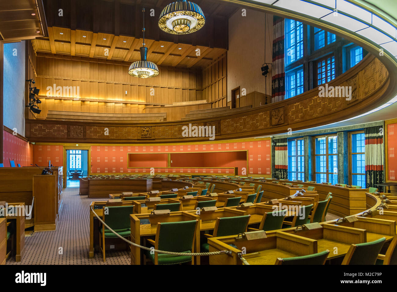 Inside the City Hall in Oslo, Norway Stock Photo - Alamy