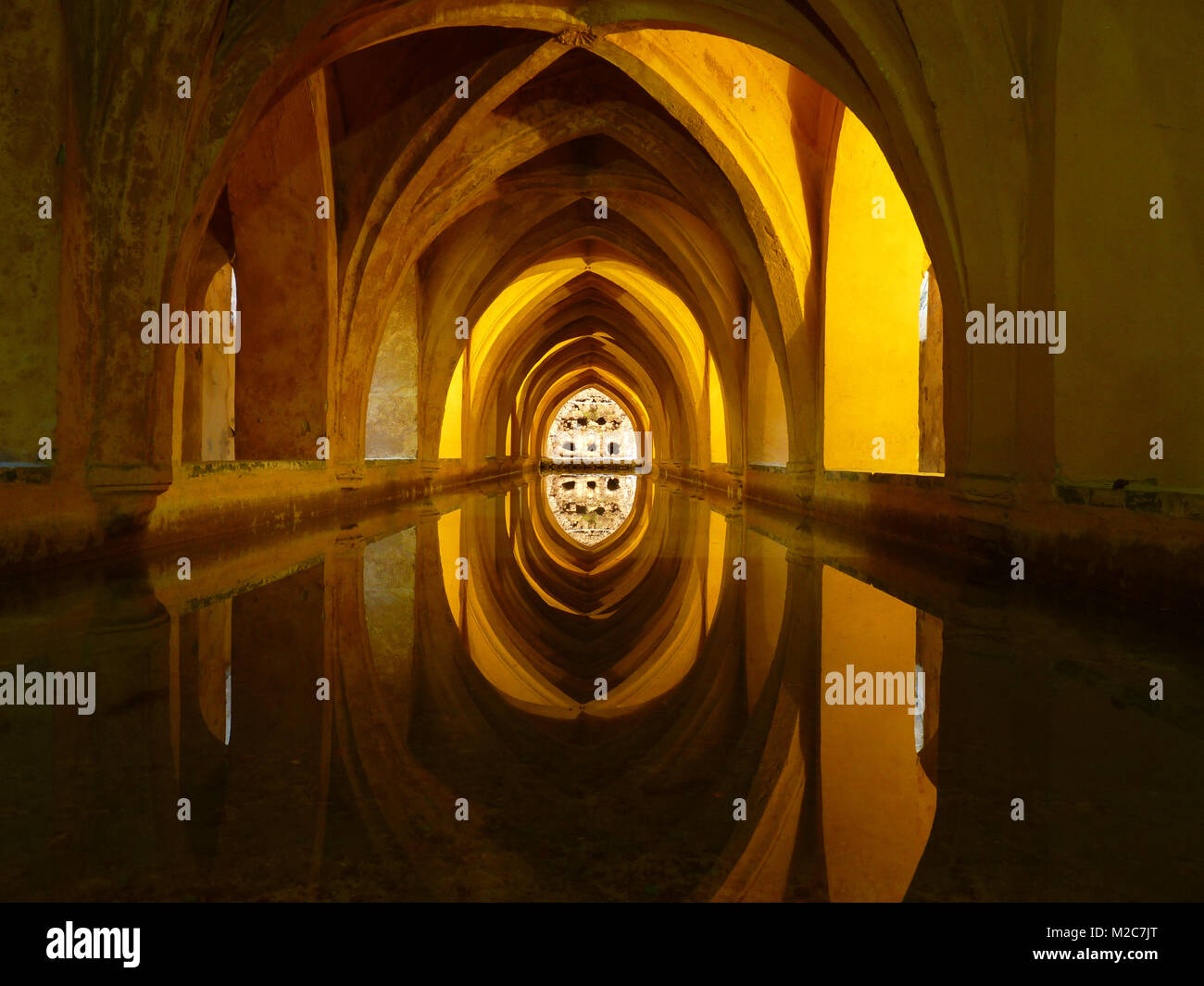 Baths, Alcazar, Seville, Spain Stock Photo - Alamy
